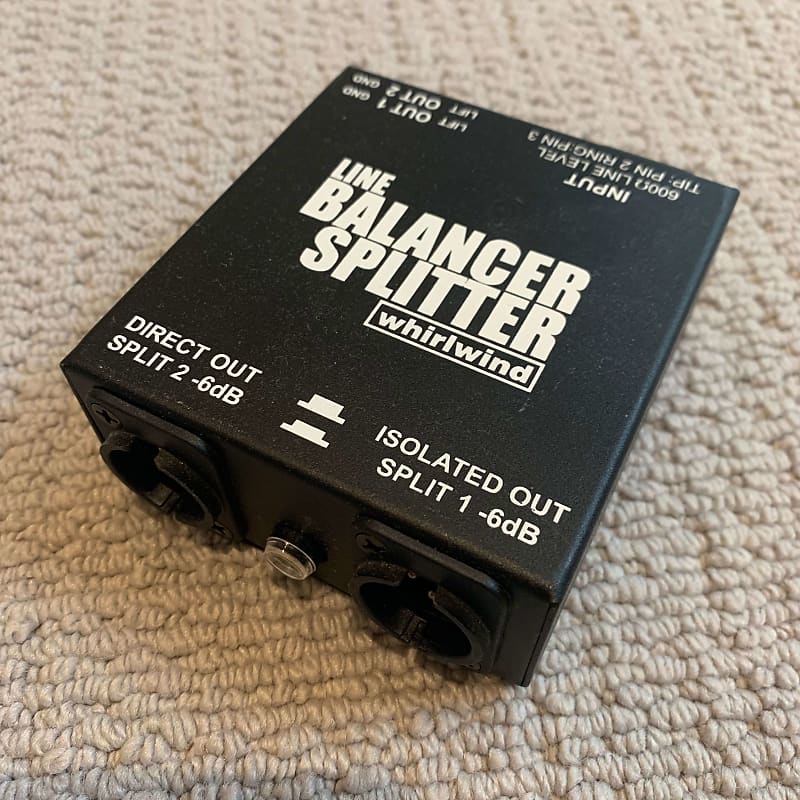 Whirlwind LBS 1x2 Line Balancer and Splitter | Reverb