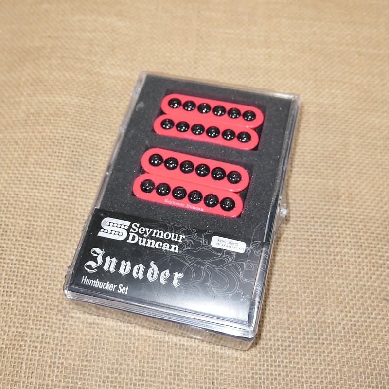 Pickups, Seymour Duncan INVADER Humbucker Set Hot Pink Same | Reverb