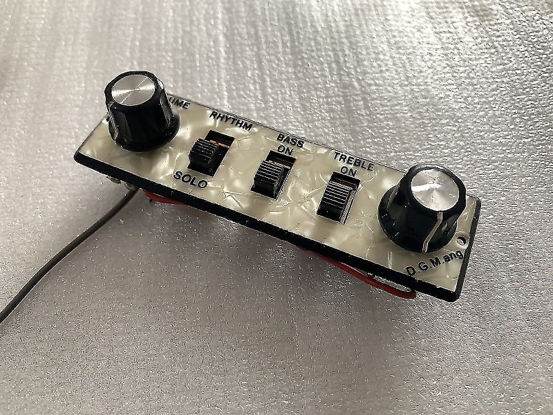 Violin Bass Control Panel in White Pearl | Reverb