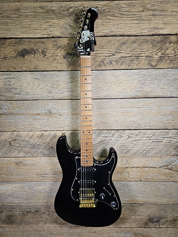 Jet JS-400 BK HSS Strat Style Black | Reverb