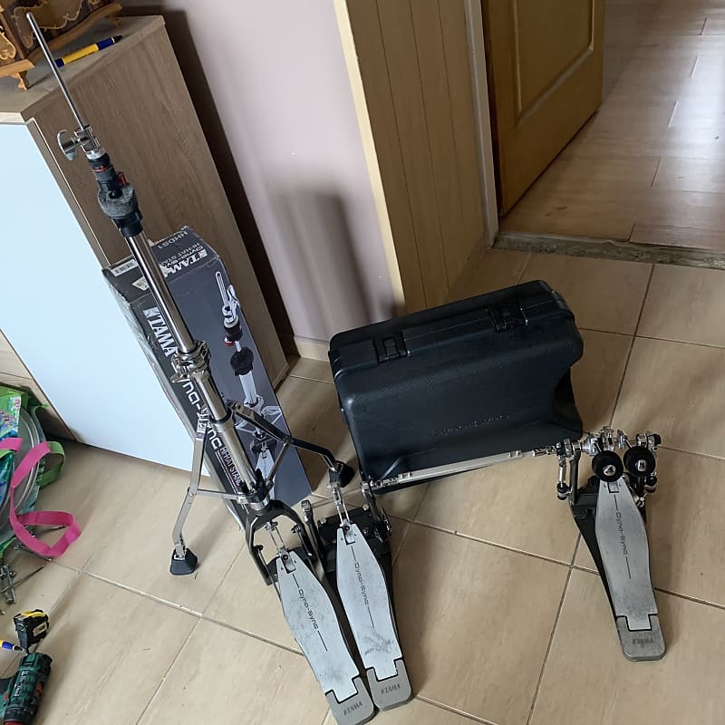Tama Dyna Sync double pedal and hihat stand | Reverb