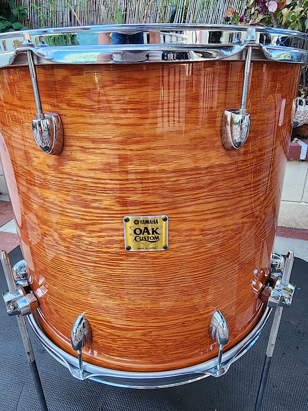 Yamaha Oak Custom - Honey Amber 18x16 Floor Tom | Reverb