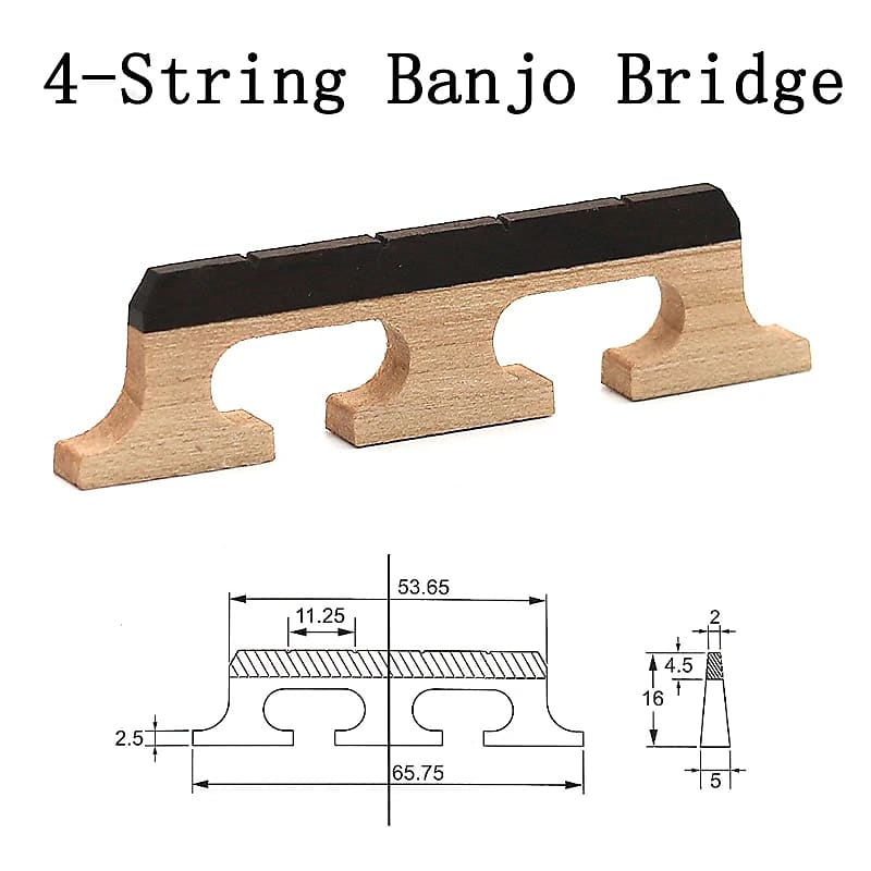 4-String Banjo Bridge | Reverb