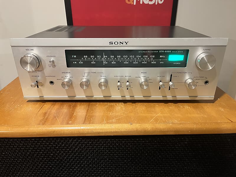 Sony STR-6050 1969 Silver | Reverb
