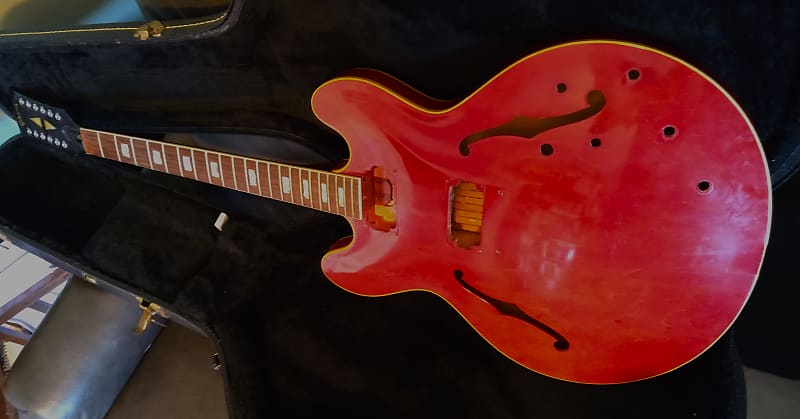 1966-1967 Gibson ES-335 12 string body and neck husk, (can | Reverb UK