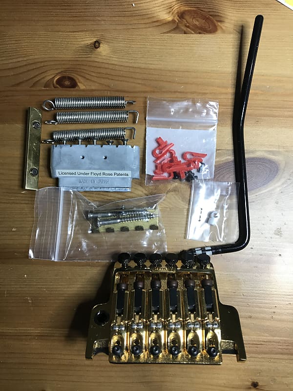 Ibanez Edge Pro Bridge 6 string Gold/Black | Reverb