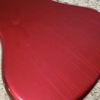Relic ‘60s Style Jazz Bass Body - MJT - Candy Apple Red Nitro | Reverb