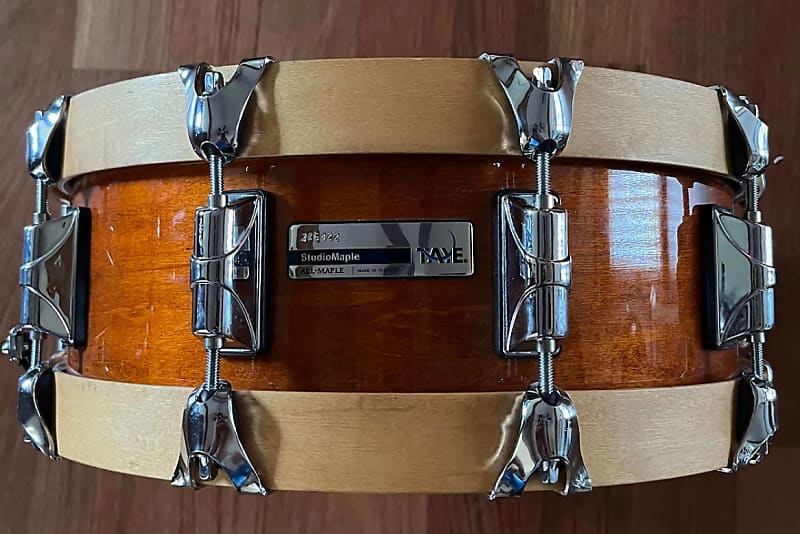 Taye 14" x 5" studio maple wood hoop snare drum 2010-2013 - | Reverb