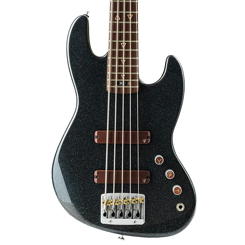 Valiant Guitars Mini Bass-5 Burlesque Black | Reverb