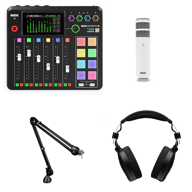 Rode RODECaster Pro II Ultimate Podcast Bundle | Reverb