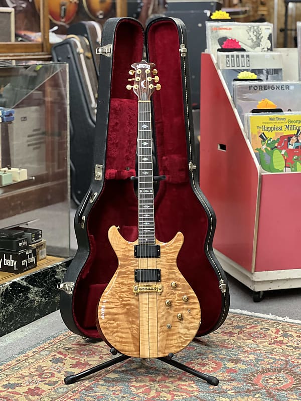 1980 Moonstone Eclipse Deluxe - Natural - Namm Show Displayed | Reverb