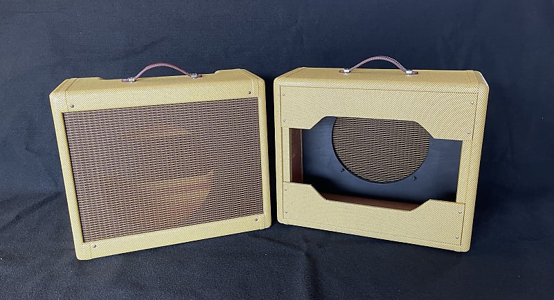 MasterBuilt Tweeds 5E3 Deluxe w/Ext. Cabinet 2022 Clear | Reverb