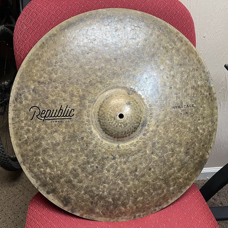Republic Cymbal Co. Heritage 22" Ride 2024 - Unlathed | Reverb