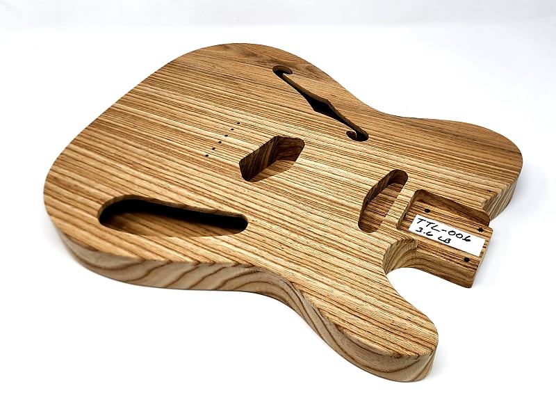 Brio 1 piece Roasted Swamp Ash Body T-style Thinline - | Reverb