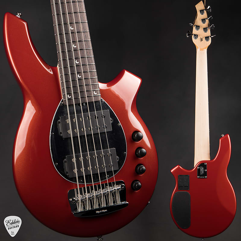 Ernie Ball Music Man Bongo 6 HH - Blood Orange | Reverb UK