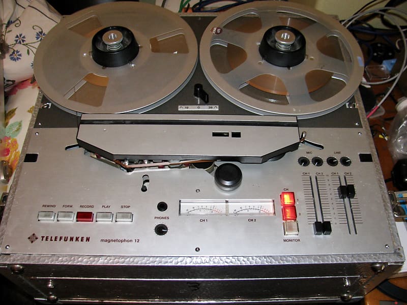 Telefunken M-12 Magnetophon 1/4 inch Tape recorder 1976 | Reverb