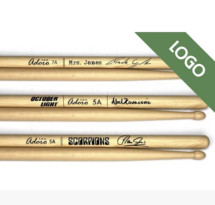 Custom Sticks with your own signature / text | Reverb
