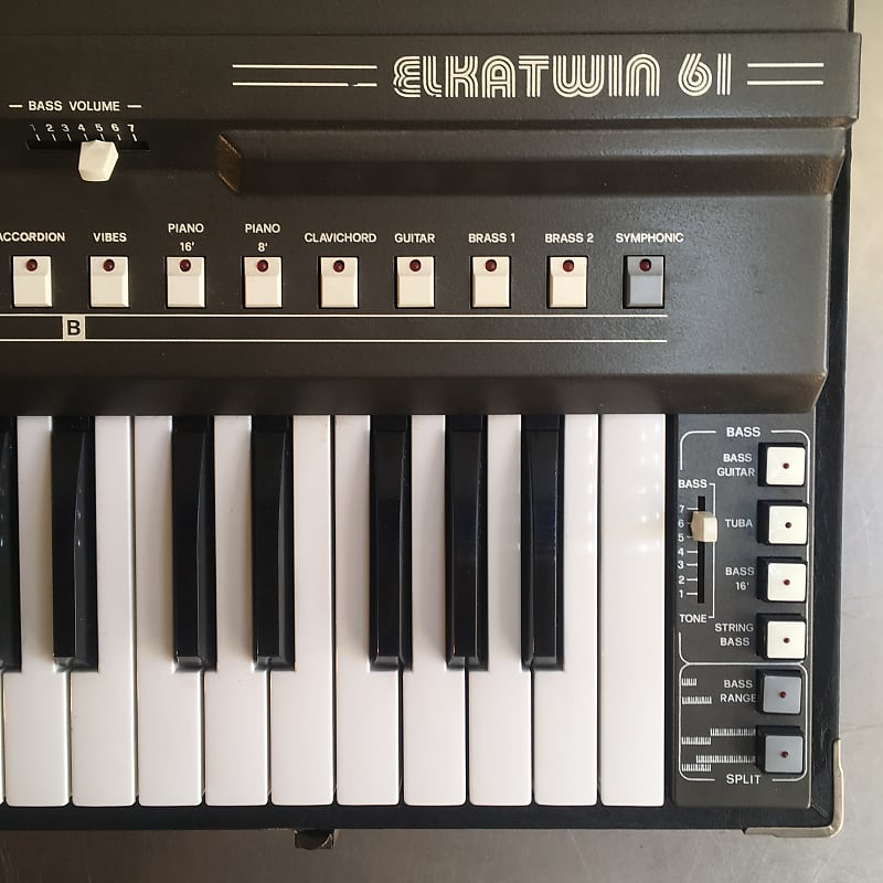 ELKA ELKATWIN 61 Rare Amazing String Machine With Minor | Reverb