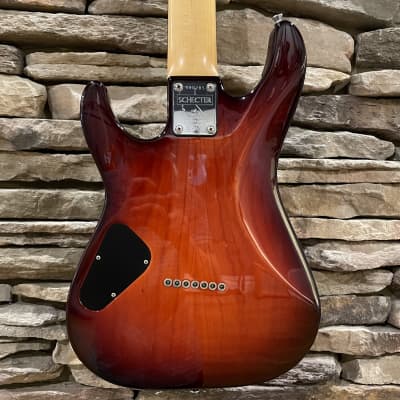 Schecter USA Custom Shop Sunset 7 1998 - Cherry Sunburst | Reverb