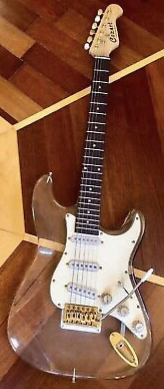ORIGINAL COZART ACRYLIC RESIN CUSTOM HAND MADE STRATOCASTER - | Reverb