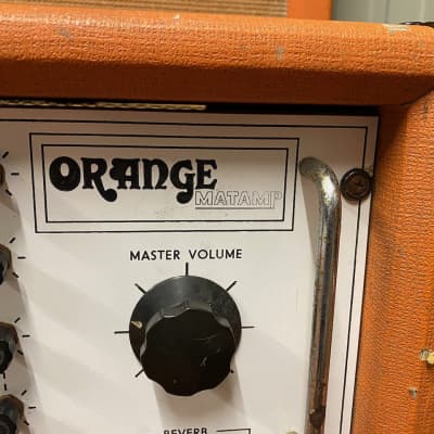 Vintage 1960s Orange Matamp 200w KT88 PA 5 Channel Mixer | Reverb