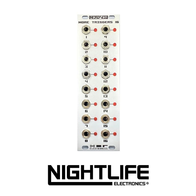 XOR Electronics NerdSEQ More Trigger 16 Expander - Silver | Reverb