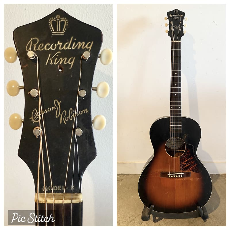 Recording King Model K Carson J Robison L-00 1938 X-brace | Reverb