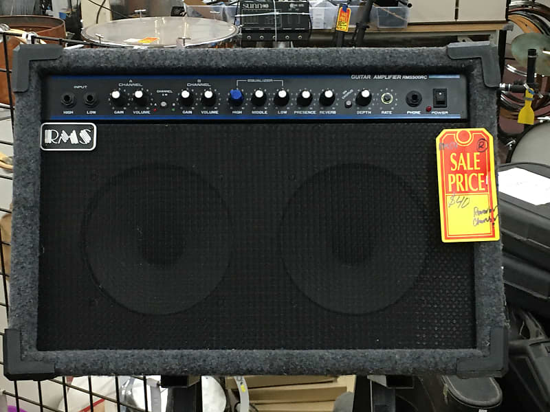 RMS Guitar Amplifier RMS500RC 1990’s Grey | Reverb UK