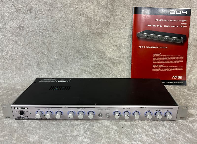Aphex Model 204 Aural Exciter and Optical Big Bottom rack | Reverb