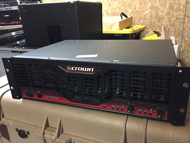 Crown CE 2000 Power Amp - Great condition! | Reverb