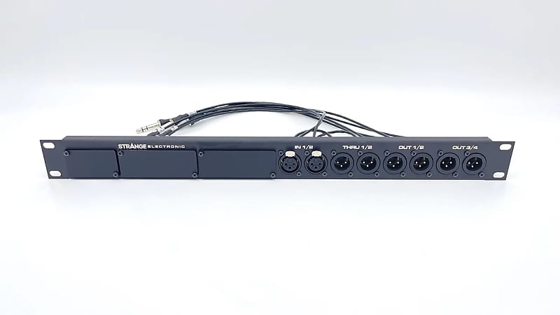 Strange Electronics 2 In/2 Thru/4 Out 1U Panel for Apollo | Reverb