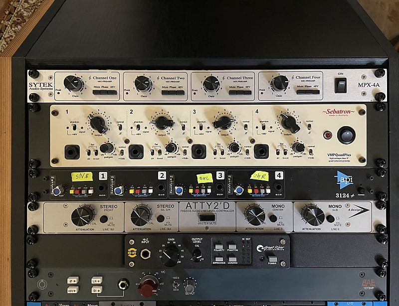 Sebatron VMP Quad Plus 4 channel tube preamp | Reverb