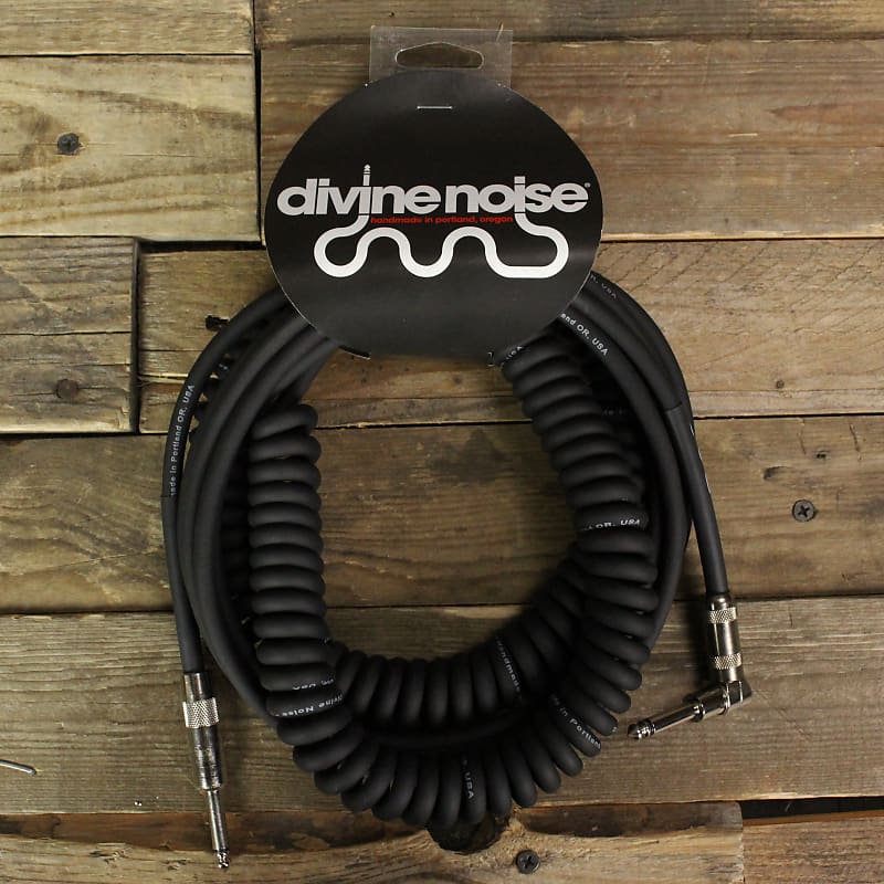 Divine Noise Straight-Right Angle G&H Tele Long Plug 30ft | Reverb