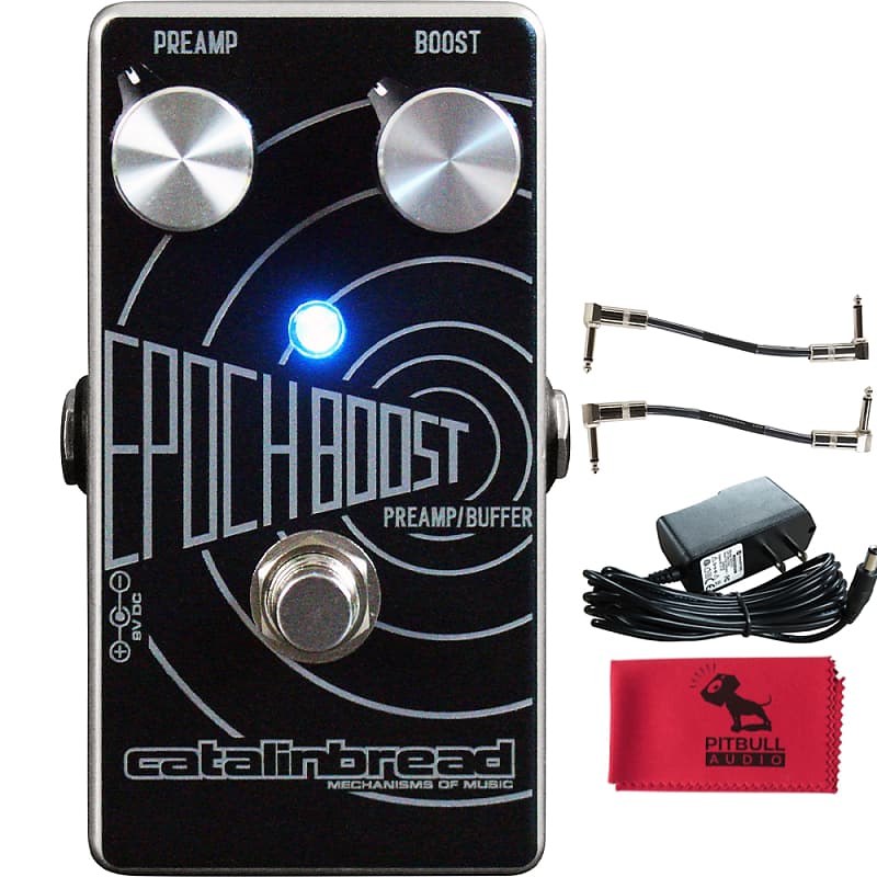Catalinbread Epoch Analog Preamp Boost Pedal w/ Power Supply, | Reverb