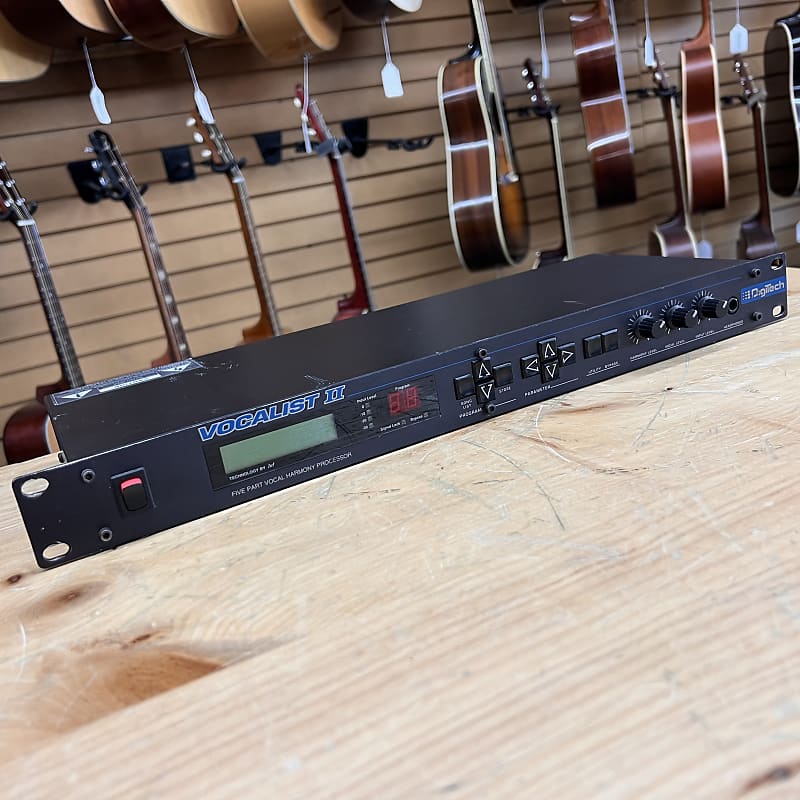 DigiTech Vocalist II Five Part Vocal Harmony Rack Mount | Reverb