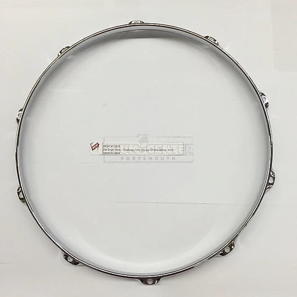 DW DRSPCH15BCR Truehoop 15In 10 Lug Chrome Batter 3mm | Reverb