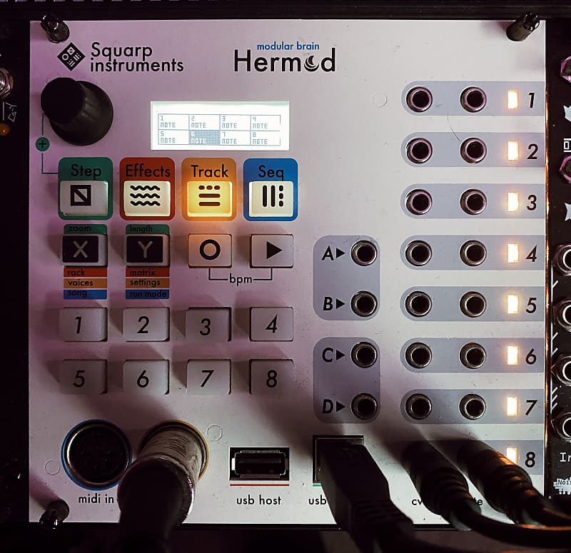 Squarp Instruments Hermod Modular Brain 2017 - 2019 - White | Reverb