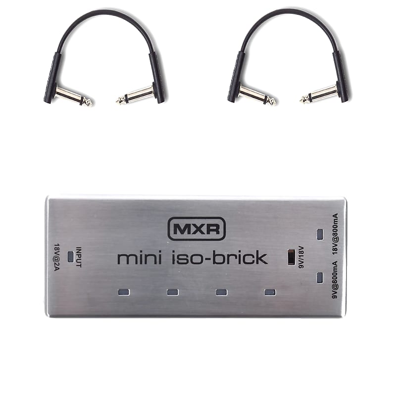 MXR Mini Iso Brick w/RockBoard Flat Patch Cables Bundle | Reverb
