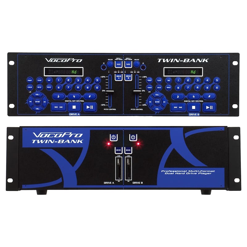VocoPro Twin-Bank Professional Multi-Format Dual Hard Drive | Reverb