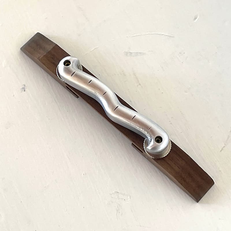 Archtop Bridge Intonated Aluminum & Rosewood Floating for | Reverb