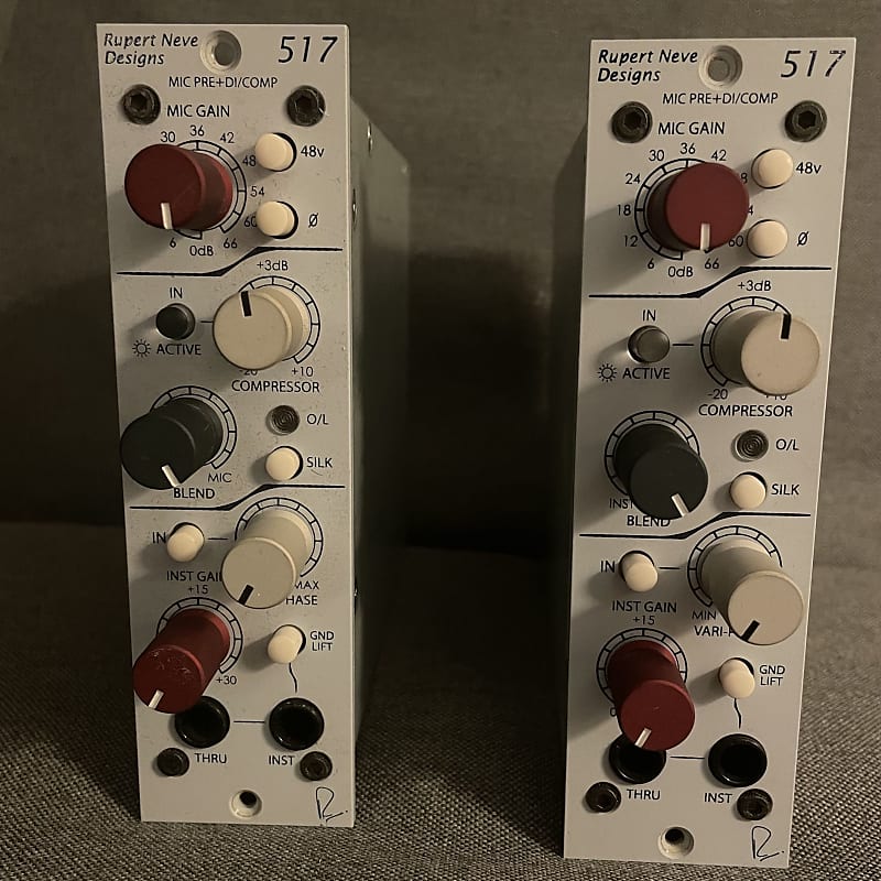 PAIR Rupert Neve Designs Portico 517 500 Series Mic Pre / | Reverb