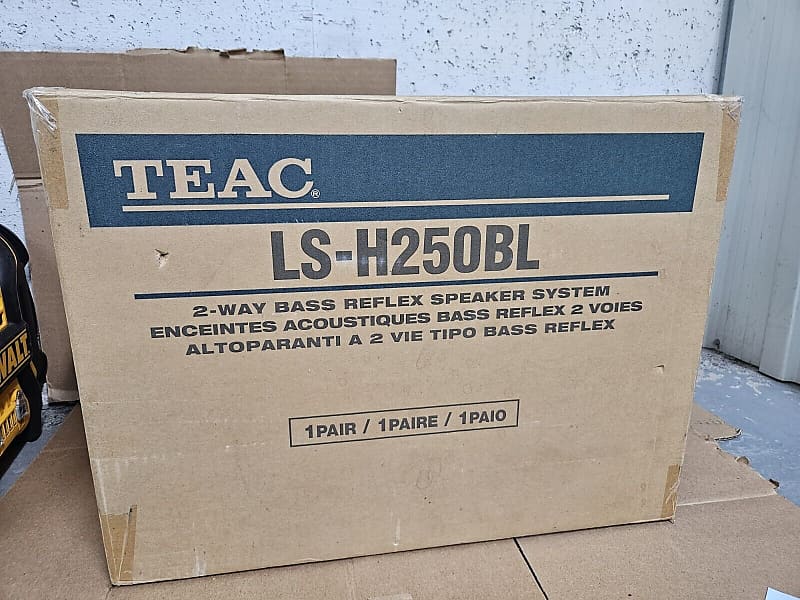 *NEW OPEN BOX* TEAC LS-H250 LS-H250BL Bookshelf Speakers | Reverb