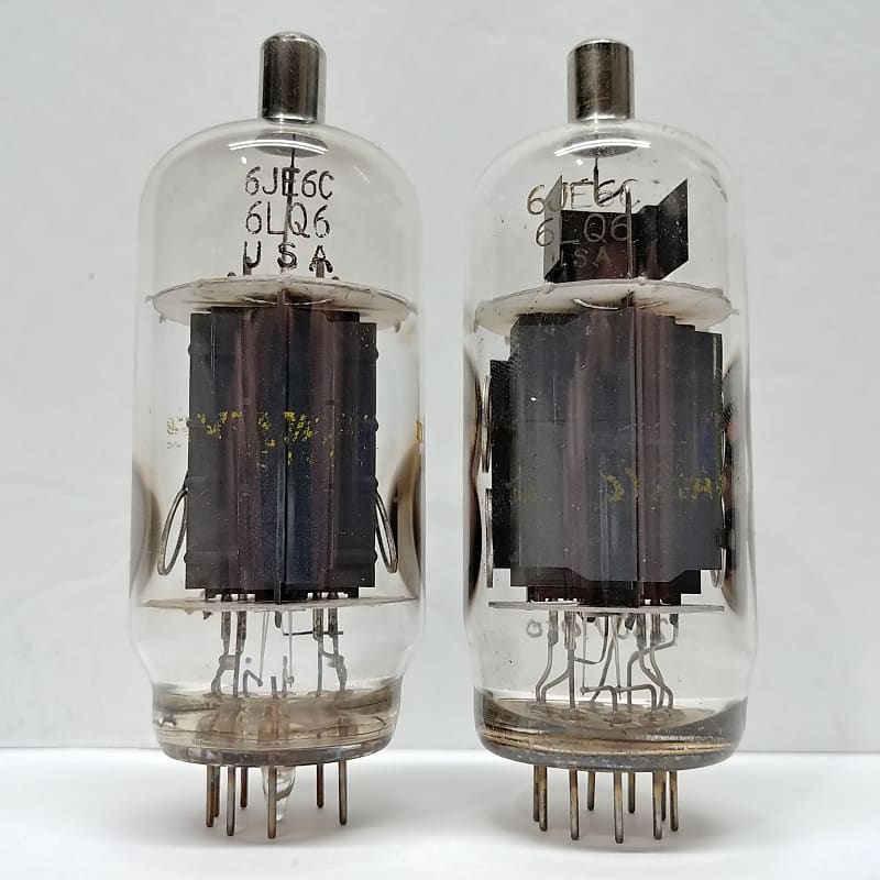 Matched Pair Sylvania 6LQ6 / 6JE6C Tubes *TEST NOS* CB HIFI | Reverb
