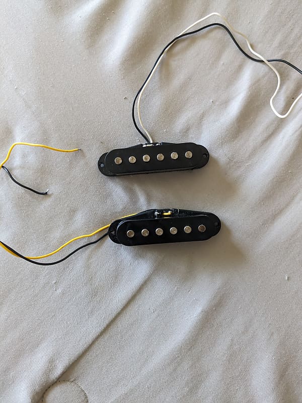 Squier Affinity Strat Neck & Middle pickups | Reverb