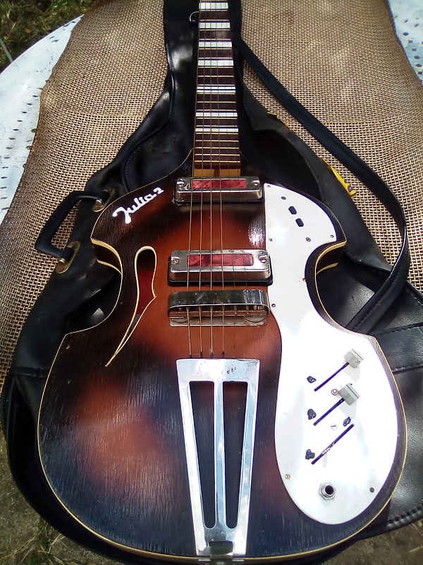 Defil Julia 2 1970s - Sunburst Semi-hollow | Reverb