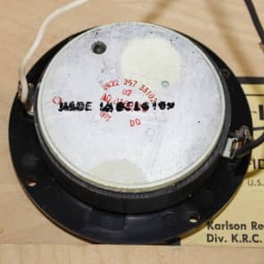 1969 Karlson Model 12K Speaker Pair EV Woofers & Xover, | Reverb