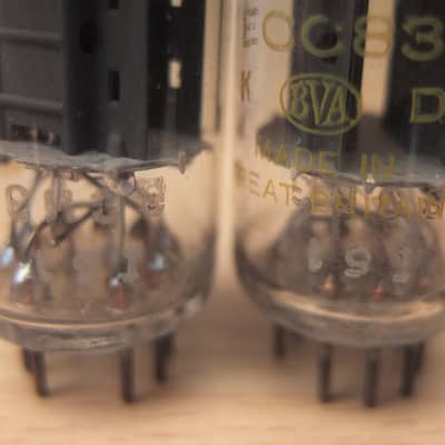 Mullard ECC83 "copper rods", USED tubes matched in PAIR | Reverb UK