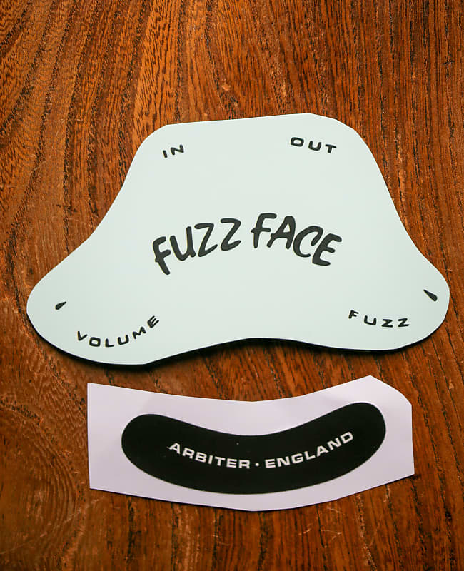 1960s Fuzz Face decals set | Reverb