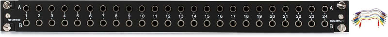 Neutrik NYS-SPP-L1 48-point 1/4" TRS Balanced Patchbay Bundle | Reverb