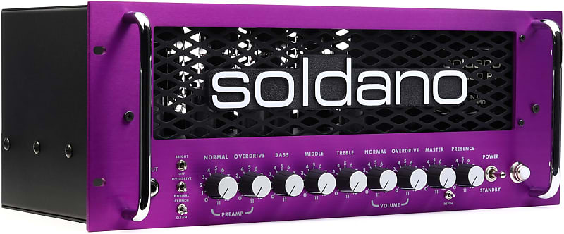 Soldano SLO-100R 100-watt Rackmount Guitar Tube Amp | Reverb